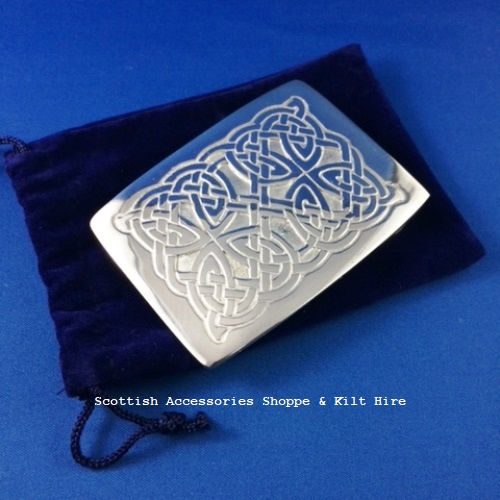 Celtic Knotwork Kilt Belt Buckle – Scottish Accessories Shoppe & Kilt Hire